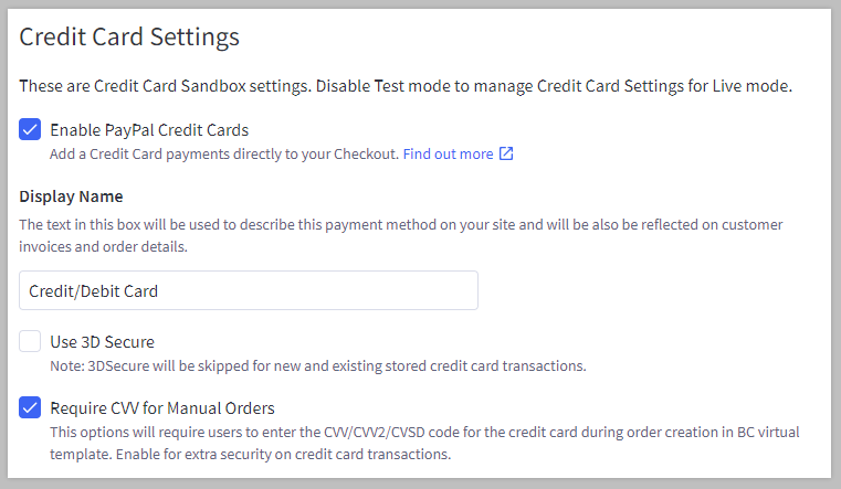 Connecting with PayPal
